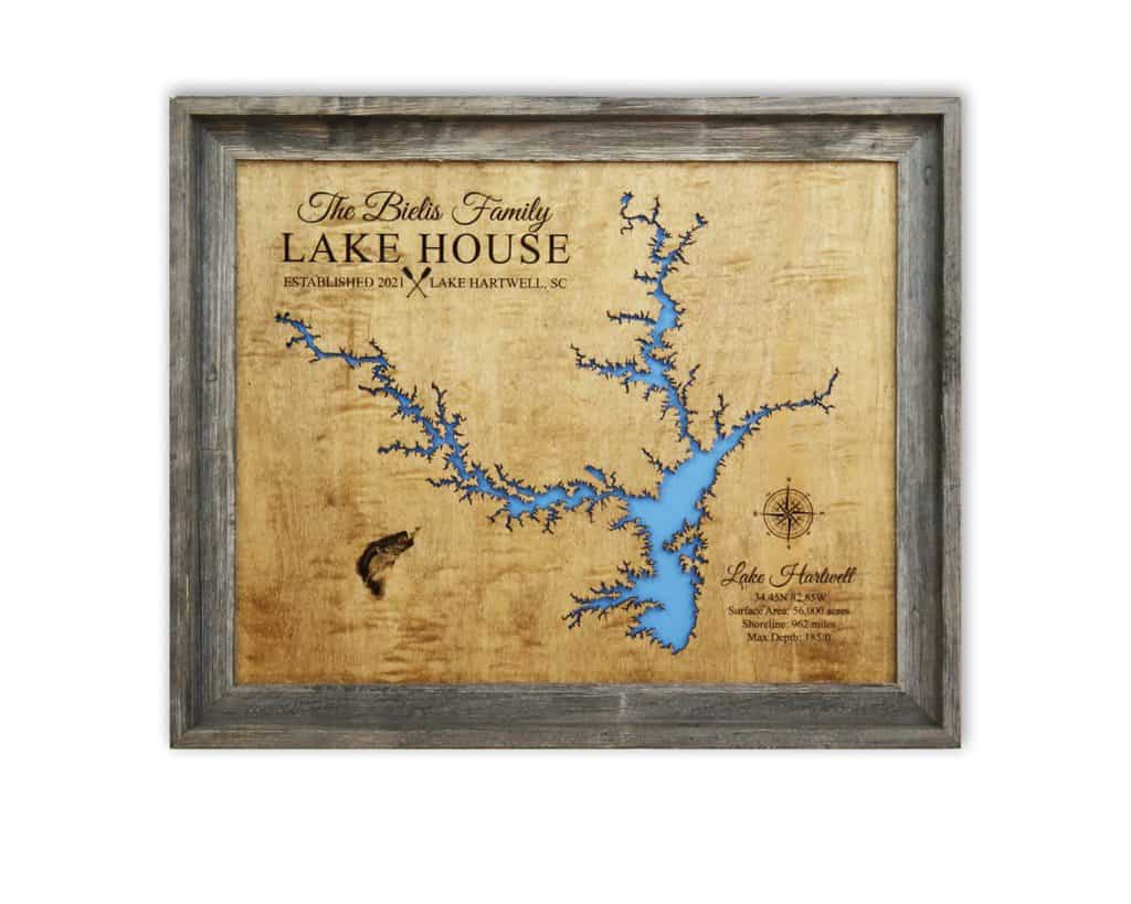 Custom Lake House Decor Idea: Wooden Wall Art With a Personalized Twist ...